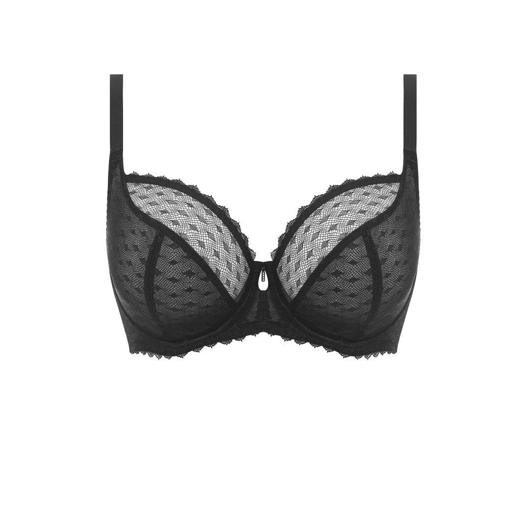 Freya Signature Plunge Bra - Black | Bras Galore – Bras Galore ...